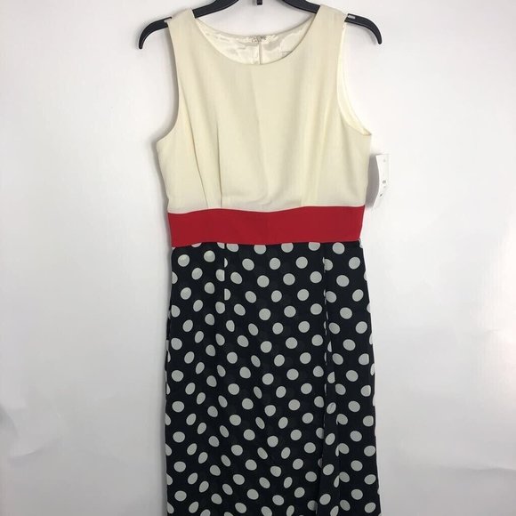 Carroll Reed | Dresses | Carroll Reed Womens Sheath Dress Black White ...